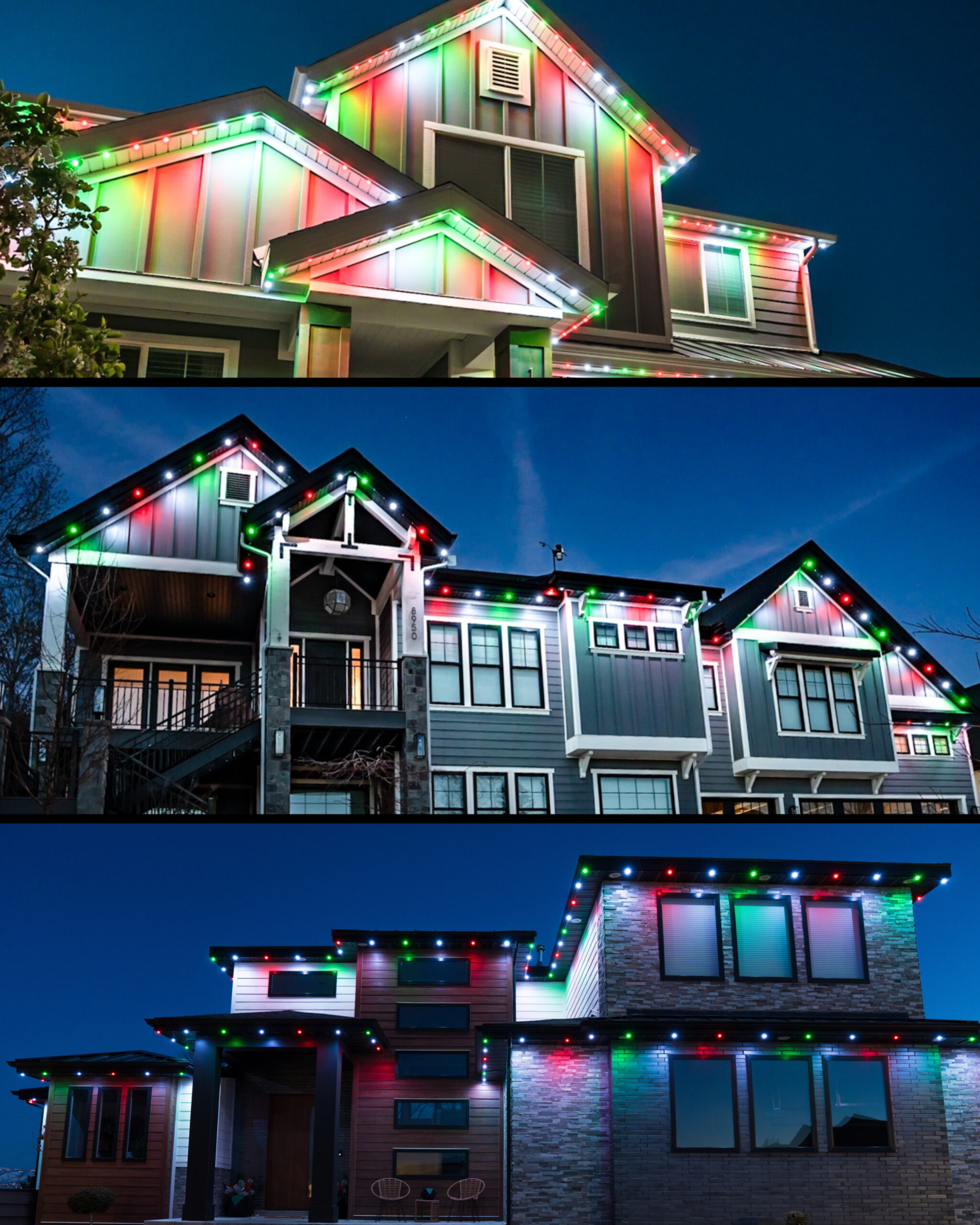 Permanently Installed LED Christmas Lights for Year-Round fun